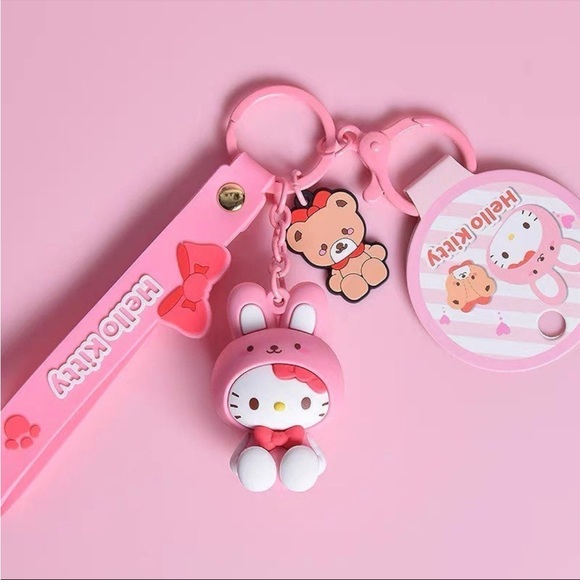 Hello Kitty | Accessories | Sanrio Pink Hello Kitty Animal Key Chain ...